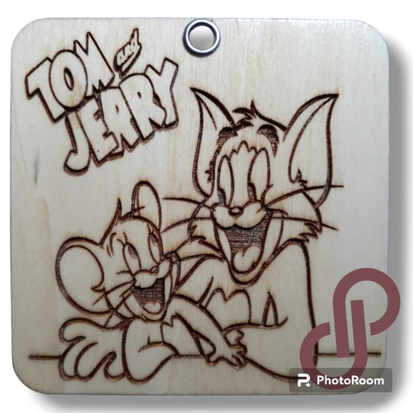 SOUVENIRS | Art | Souvenir Laser Engraving On Wood Tom And Jerry Codw2 ...